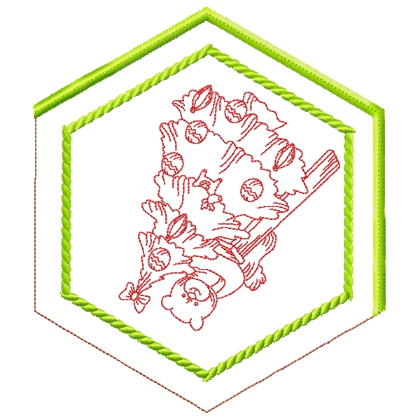 In-the-hoop Christmas Table Topper | OregonPatchWorks