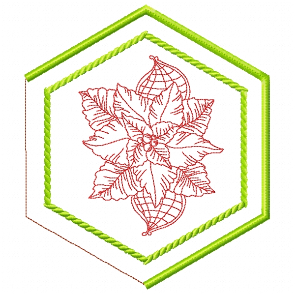 In-the-hoop Christmas Table Topper | OregonPatchWorks