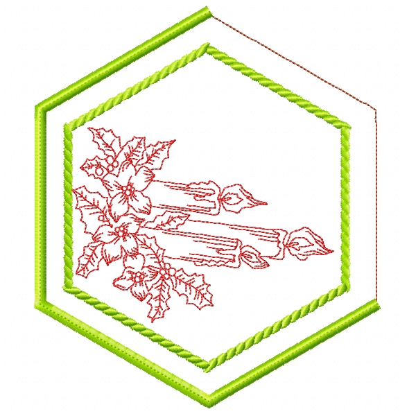 In-the-hoop Christmas Table Topper | OregonPatchWorks