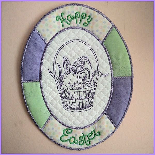 Easter Placemat ITH | OregonPatchWorks