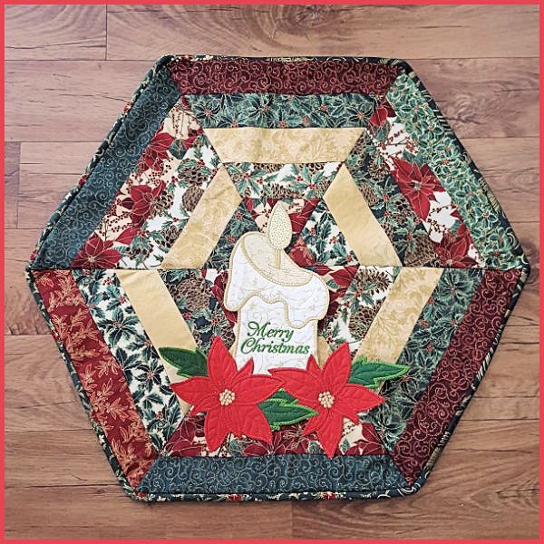 Large Christmas Candle | OregonPatchWorks