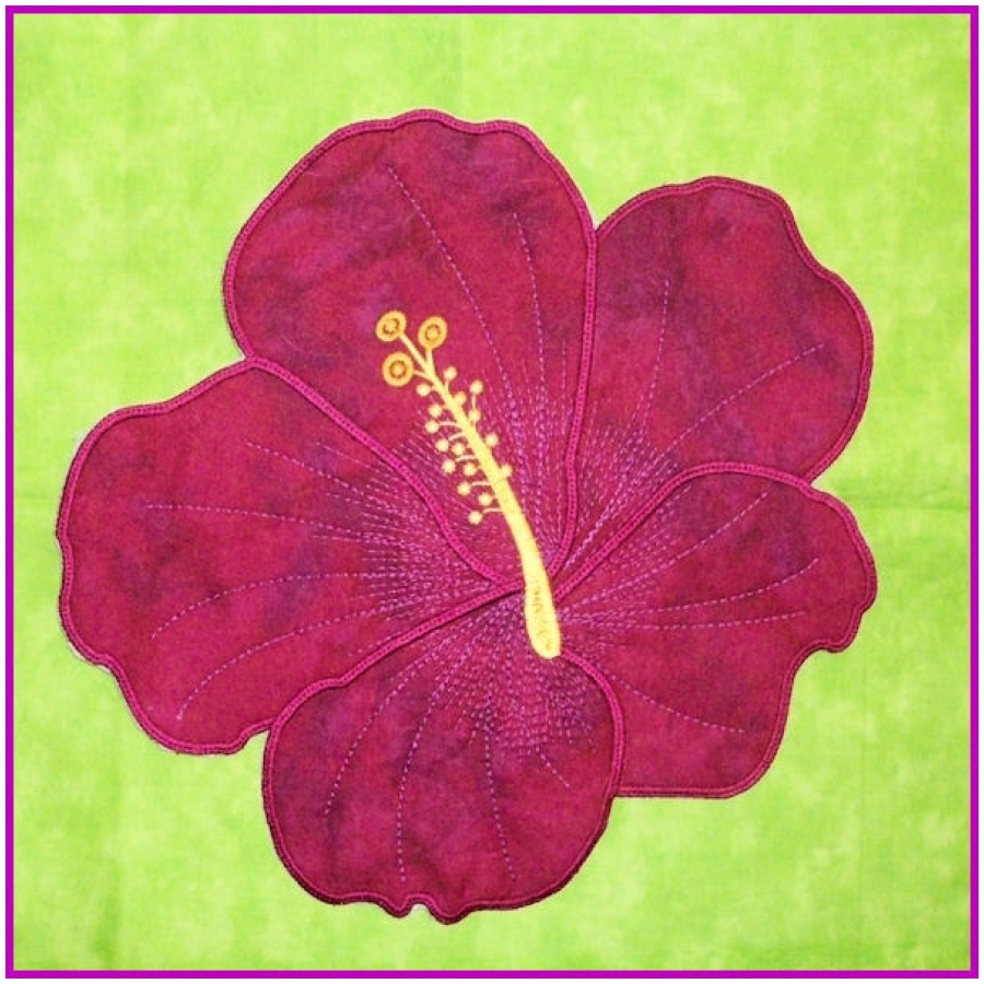 Large Hibiscus | OregonPatchWorks