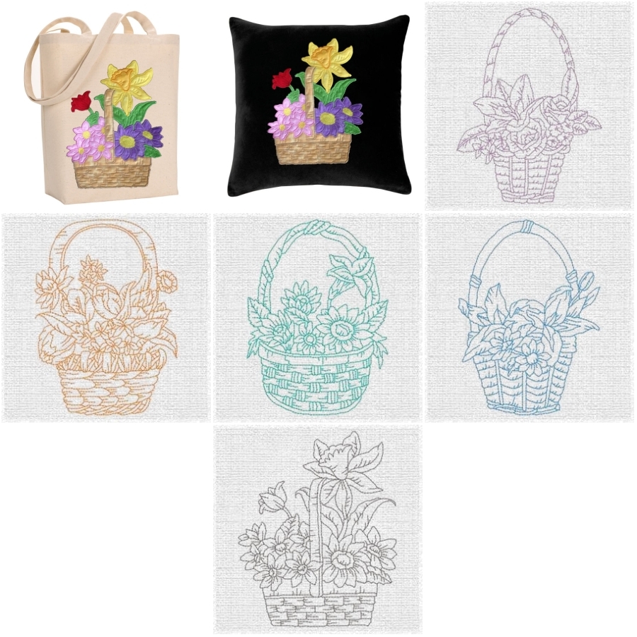 Large Spring Basket | OregonPatchWorks