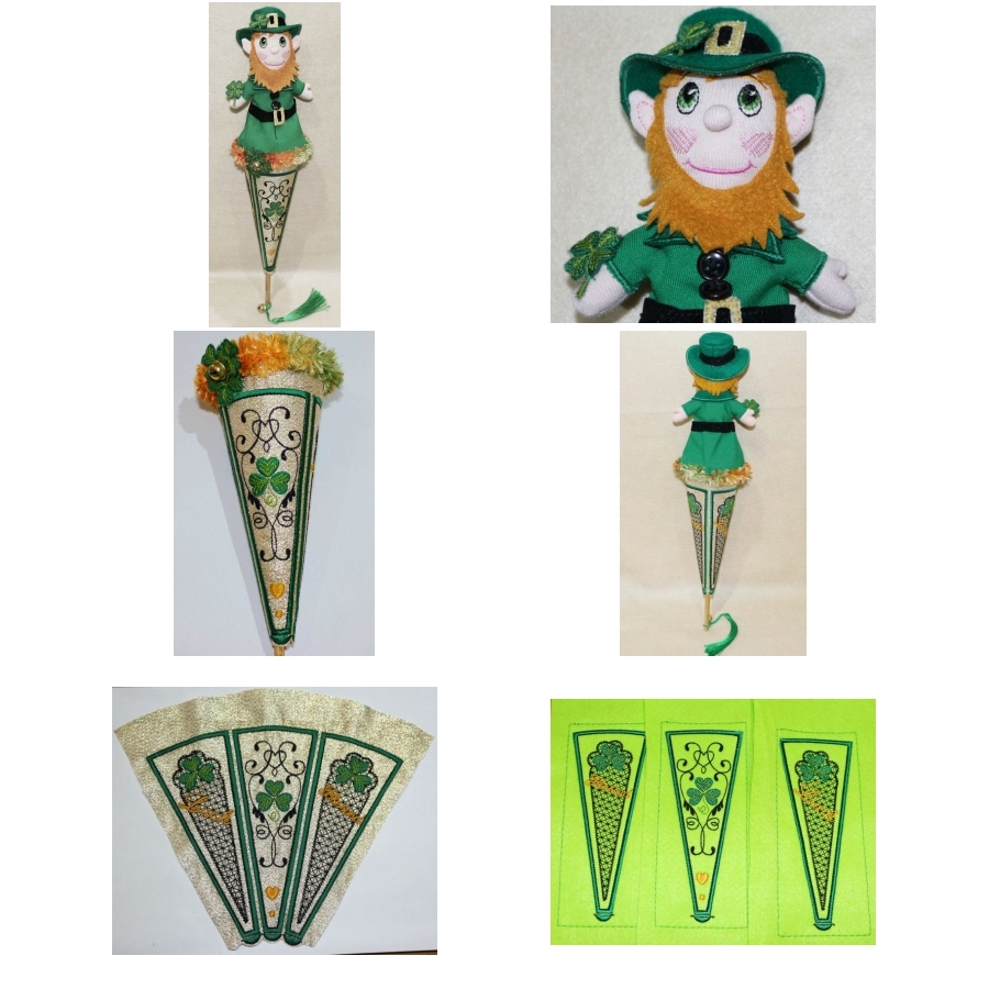 St. Patricks pop-up puppet | OregonPatchWorks