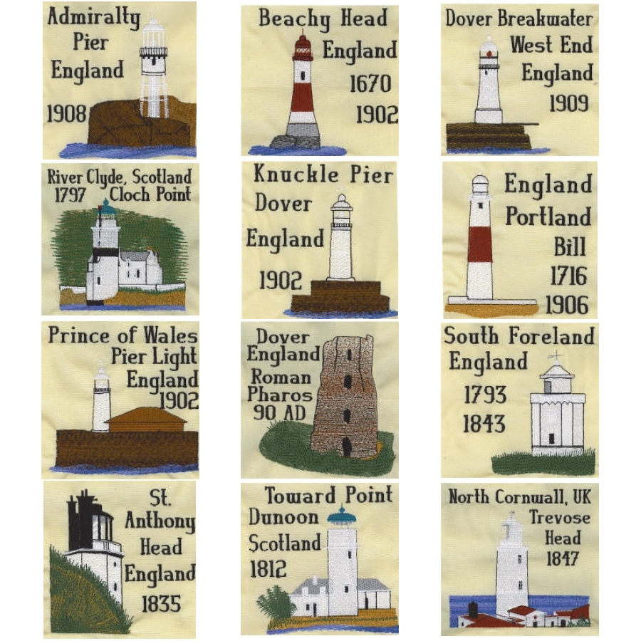 United Kingdon Lighthouse Blocks | OregonPatchWorks