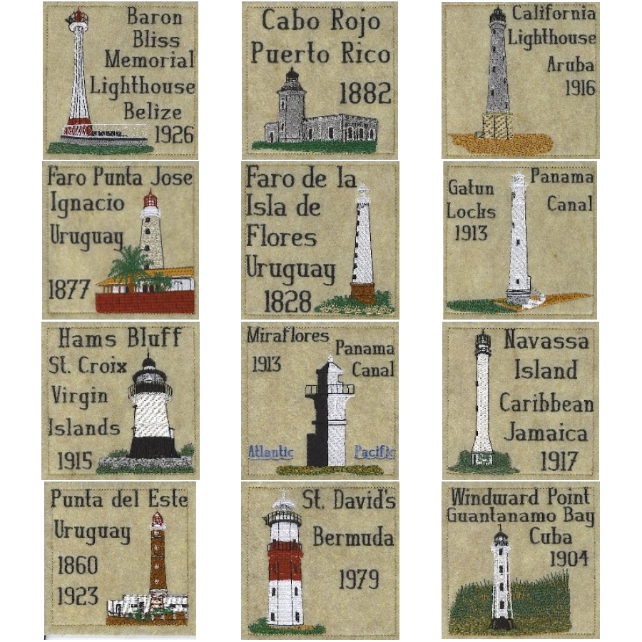 South America Lighthouse Blocks | OregonPatchWorks