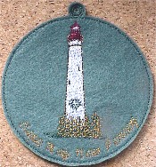 Christmas Lighthouse Advent Calendar | OregonPatchWorks