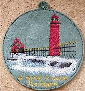 Christmas Lighthouse Advent Calendar | OregonPatchWorks