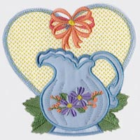 Applique Vases Singles | OregonPatchWorks