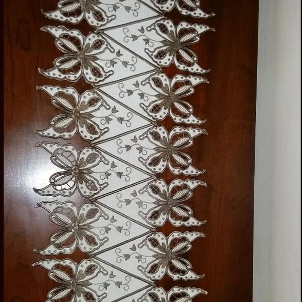 Cutwork Butterfly Runner | OregonPatchWorks