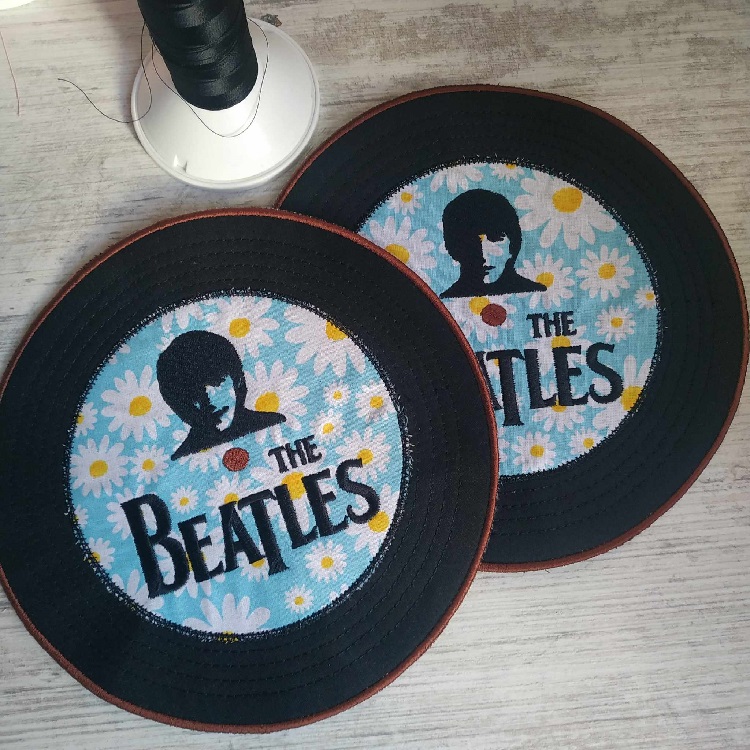 ITH Beatles Coasters | OregonPatchWorks