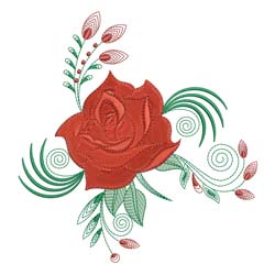 Red Roses Singles | OregonPatchWorks
