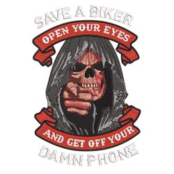 Save a Biker Singles | OregonPatchWorks