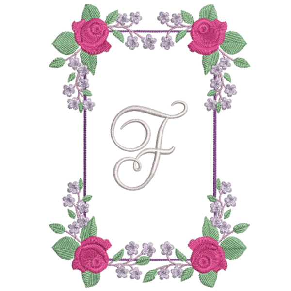 Rose Alphabet F
