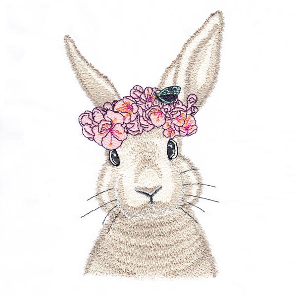 Flower Bunnies 2 Singles | OregonPatchWorks