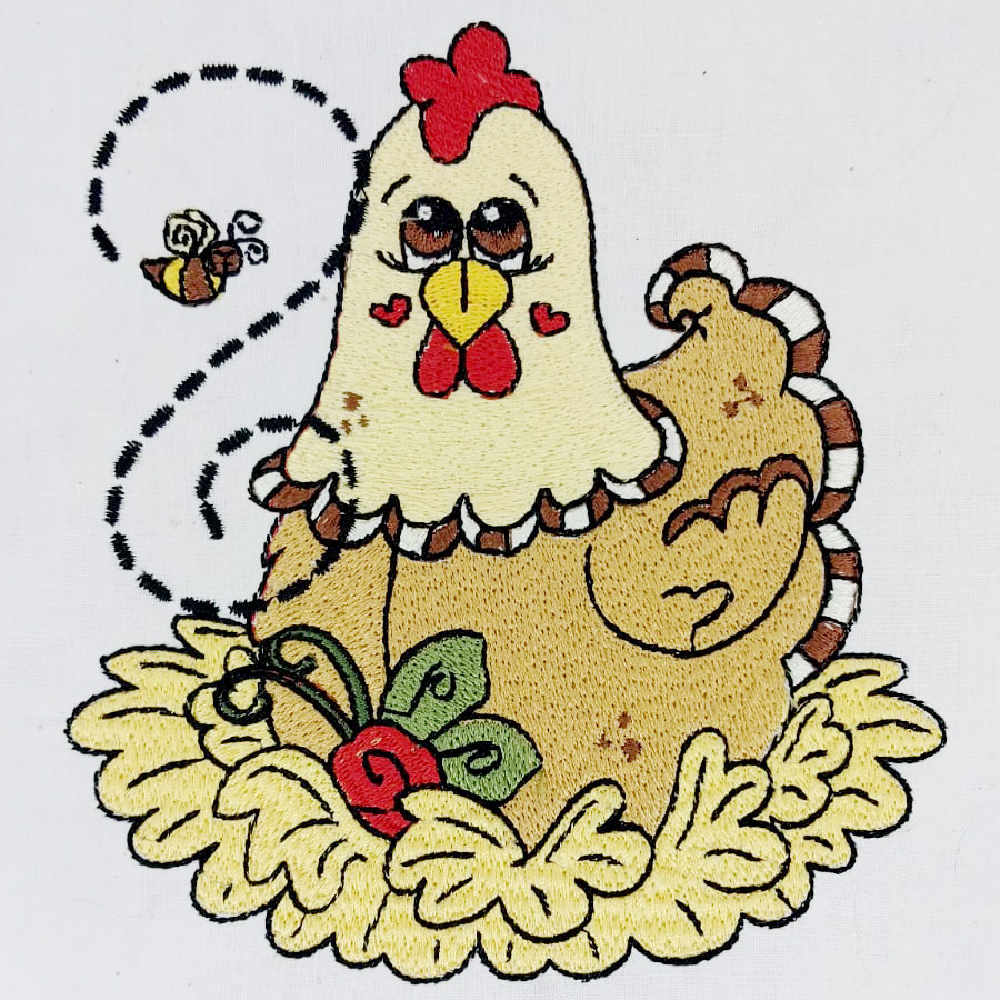 County Hen Singles | OregonPatchWorks