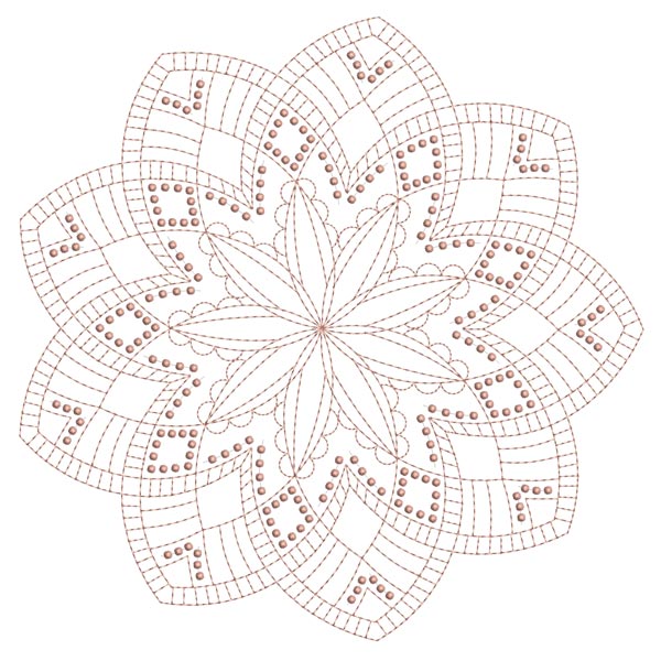 Simple Mandala Blocks Set 2 | OregonPatchWorks