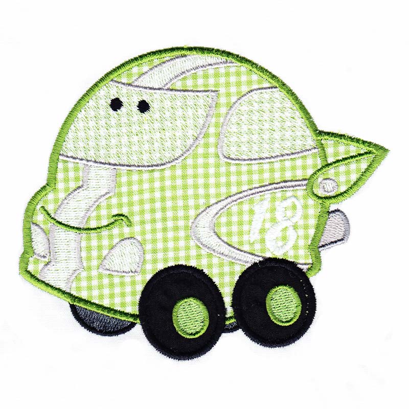 Applique Chubby Cars | OregonPatchWorks