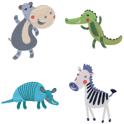 Funny Hand Drawn Animals | OregonPatchWorks