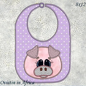 Applique Baby Animal Bibs | OregonPatchWorks