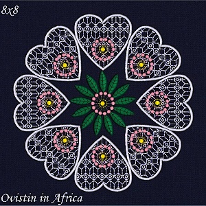 Hearts in Lace Quilt Blocks