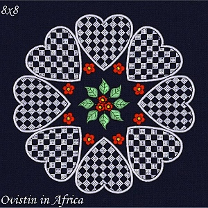 Hearts in Lace Quilt Blocks