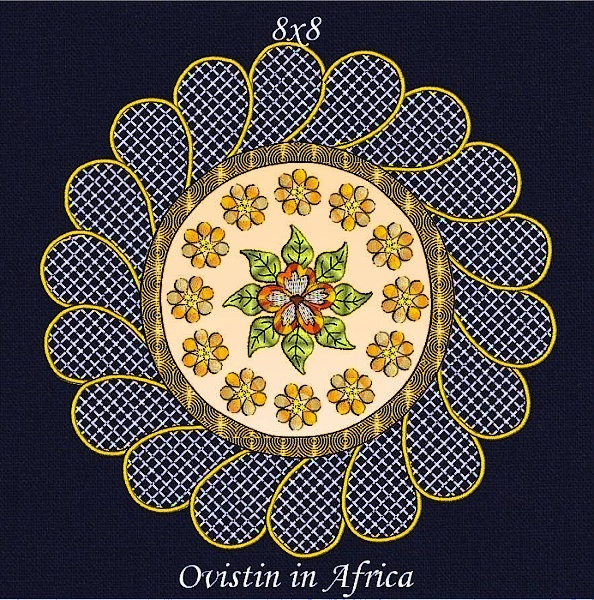 Paisley Lace Quilt Blocks 6x6 8x8 | OregonPatchWorks