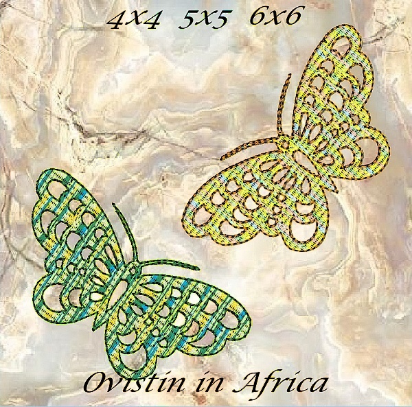 Cutwork Butterflies 4x4 5x5 6x6 | OregonPatchWorks