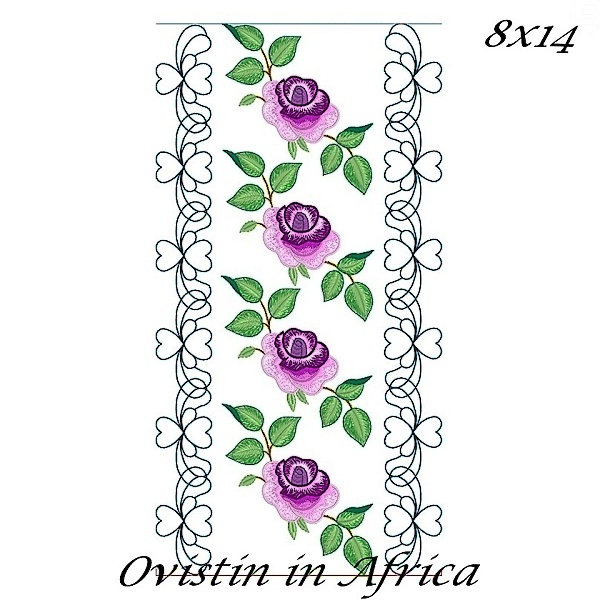 Rose Quilt Blocks, Borders Set 2 | OregonPatchWorks