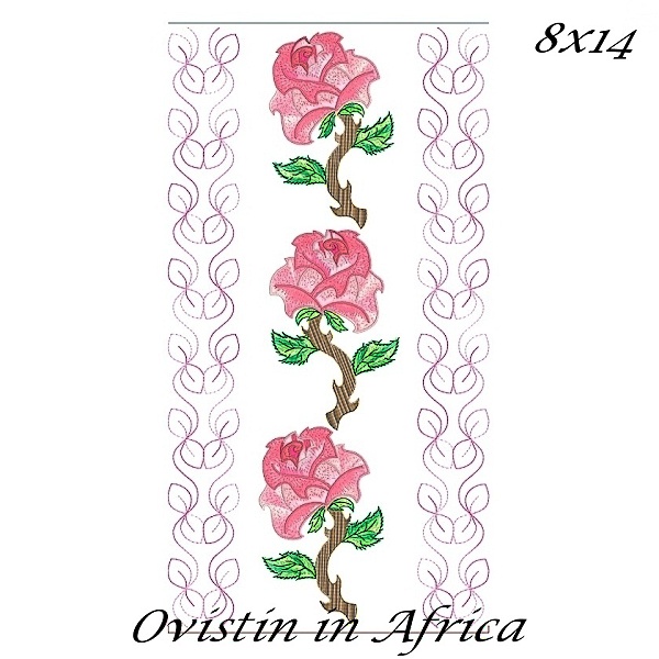 Rose Quilt Blocks, Borders Set 2 | OregonPatchWorks