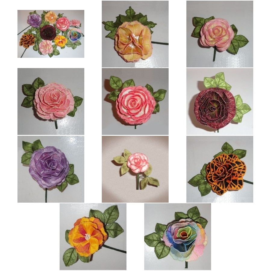 PAMS 3D ROSES | OregonPatchWorks