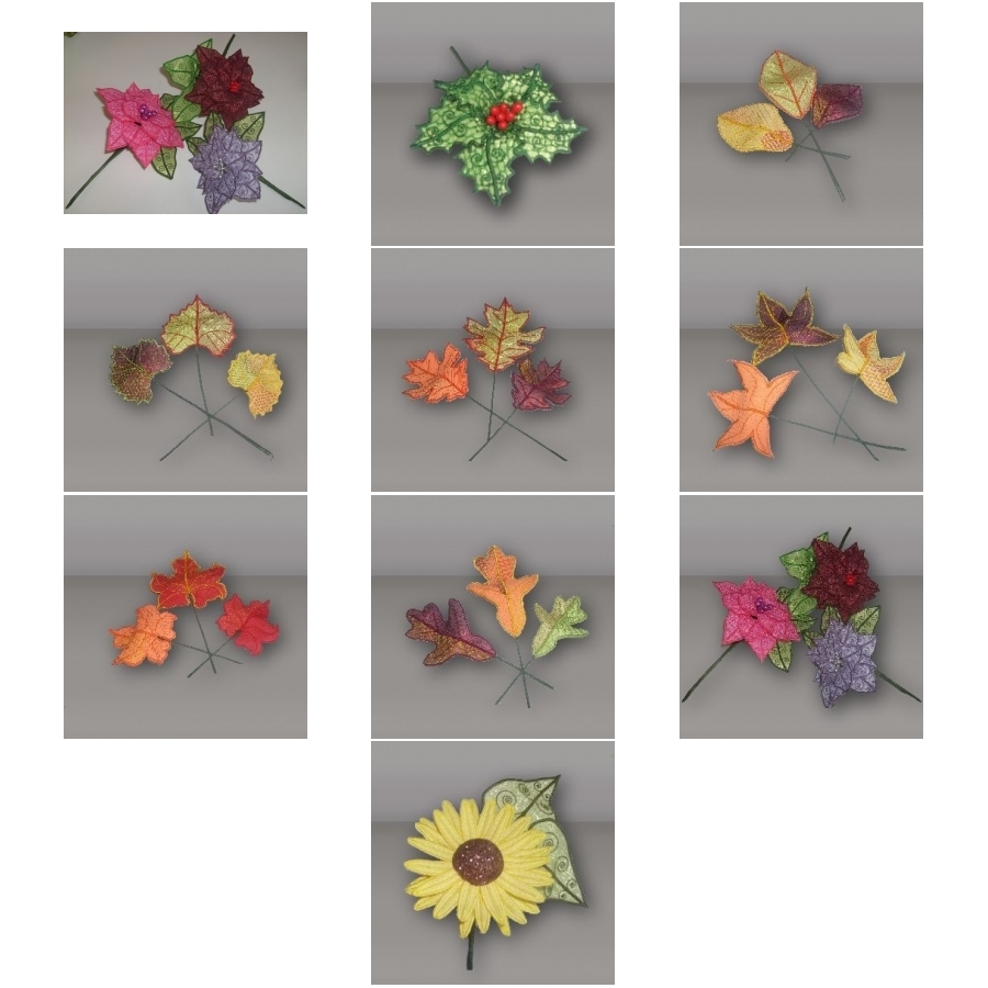 PAMS LACY FALL FLOWERS | OregonPatchWorks