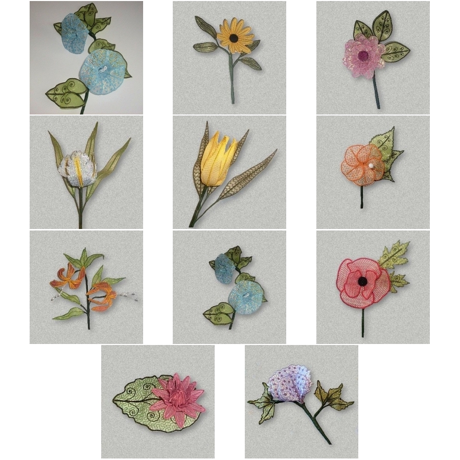 PAMS LACEY FLOWERS 4 | OregonPatchWorks