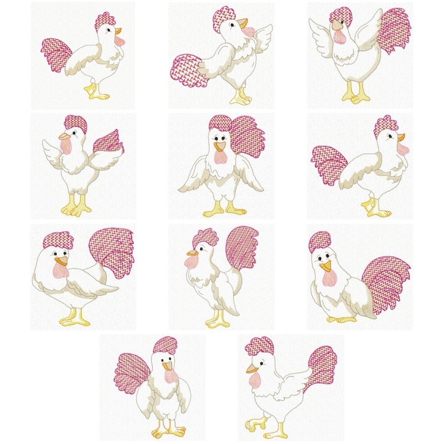 PAMS ROOSTERS | OregonPatchWorks