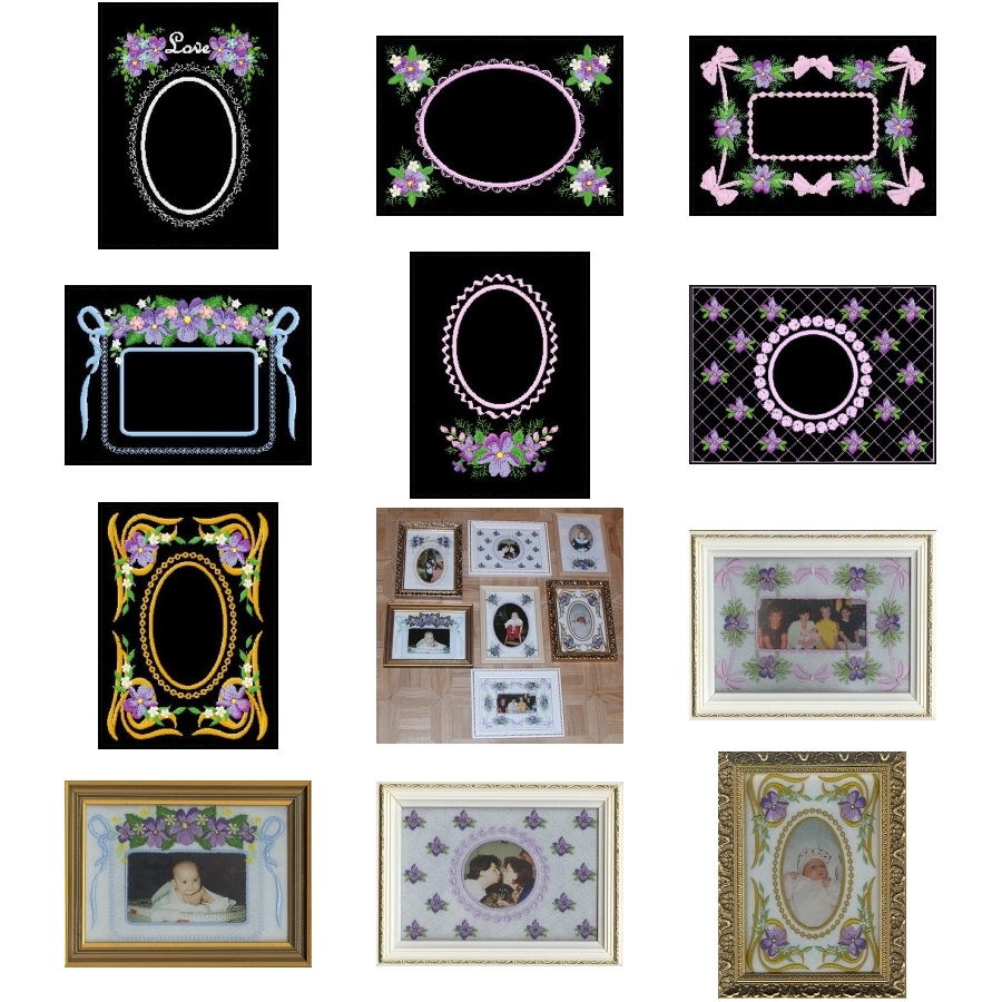 Violet Frames 2 | OregonPatchWorks