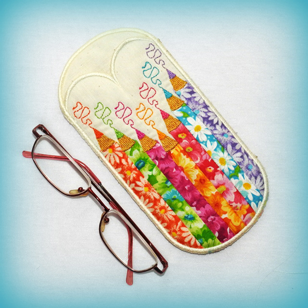 Rainbow Glasses Case 2 | OregonPatchWorks