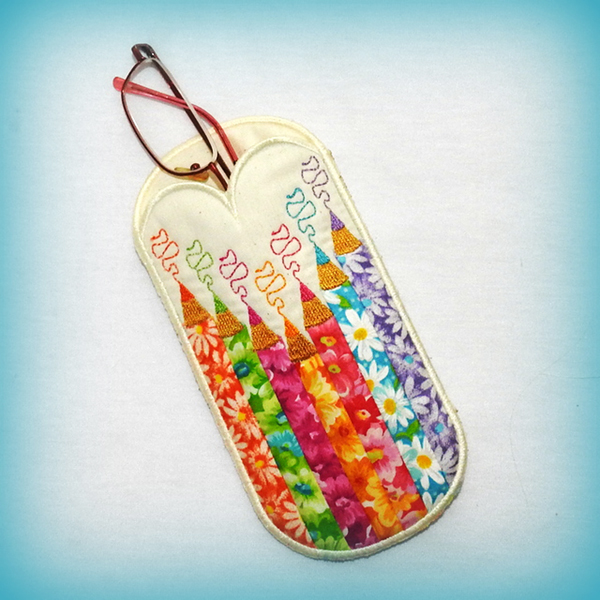 Rainbow Glasses Case 2 | OregonPatchWorks