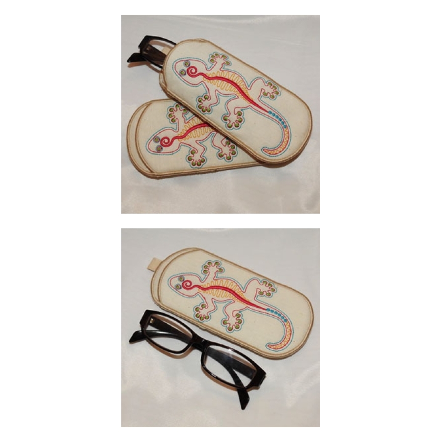 Gecko Glasses Case | OregonPatchWorks