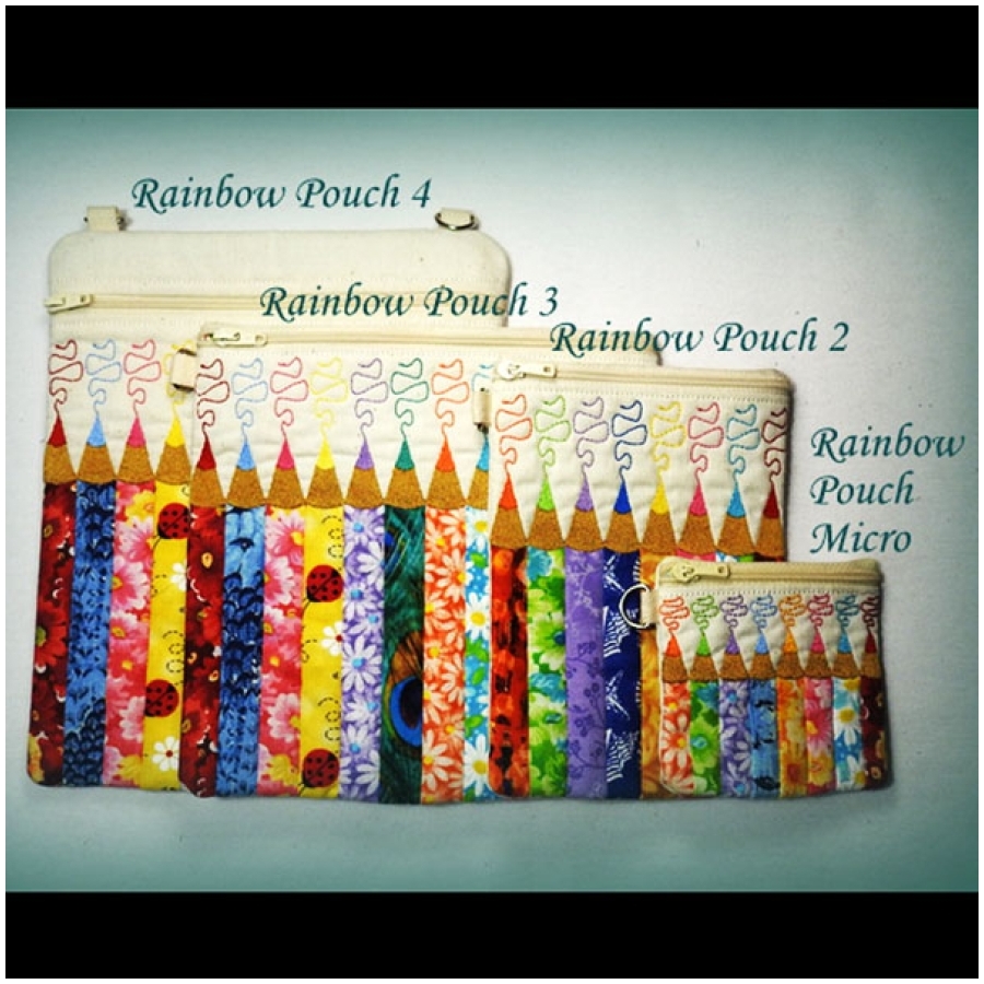 Rainbow Pouch 4 | OregonPatchWorks
