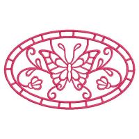 Redwork Butterfly Decor | OregonPatchWorks