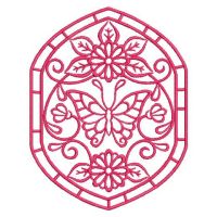 Redwork Butterfly Decor | OregonPatchWorks