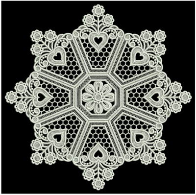 FSL White Flower | OregonPatchWorks