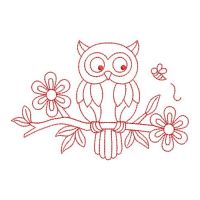 Redwork Cute Owls | OregonPatchWorks