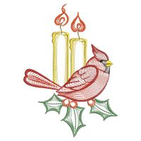 Rippled Christmas Cardinal | OregonPatchWorks