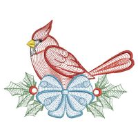 Rippled Christmas Cardinal | OregonPatchWorks