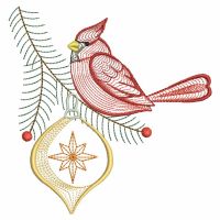 Rippled Christmas Cardinal | OregonPatchWorks