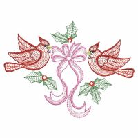 Rippled Christmas Cardinal | OregonPatchWorks