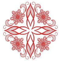 Redwork Flowers 4 | OregonPatchWorks