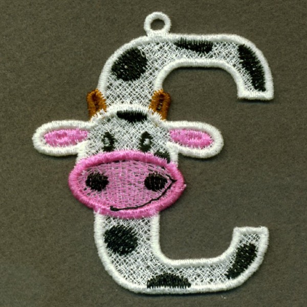 FSL Cow Alphabet | OregonPatchWorks