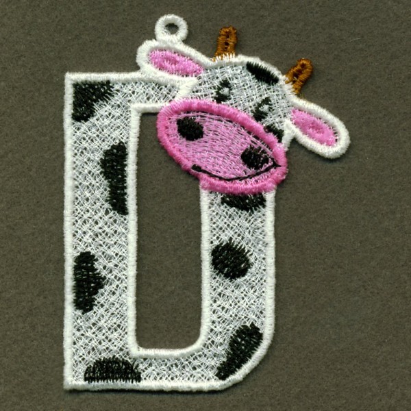 FSL Cow Alphabet | OregonPatchWorks
